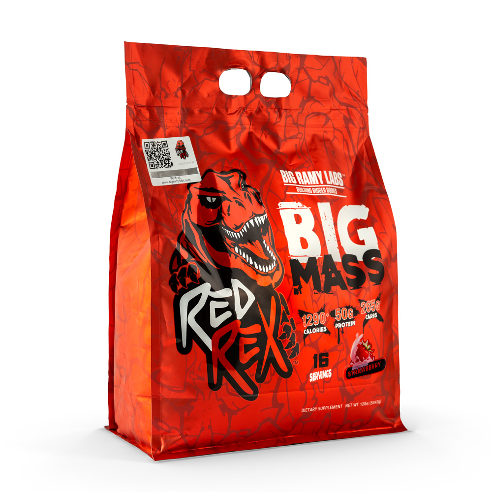 Big Ramy Labs Red Rex Big Mass-16serv.-5443G.- Strawberry | Maxmuscle Elite